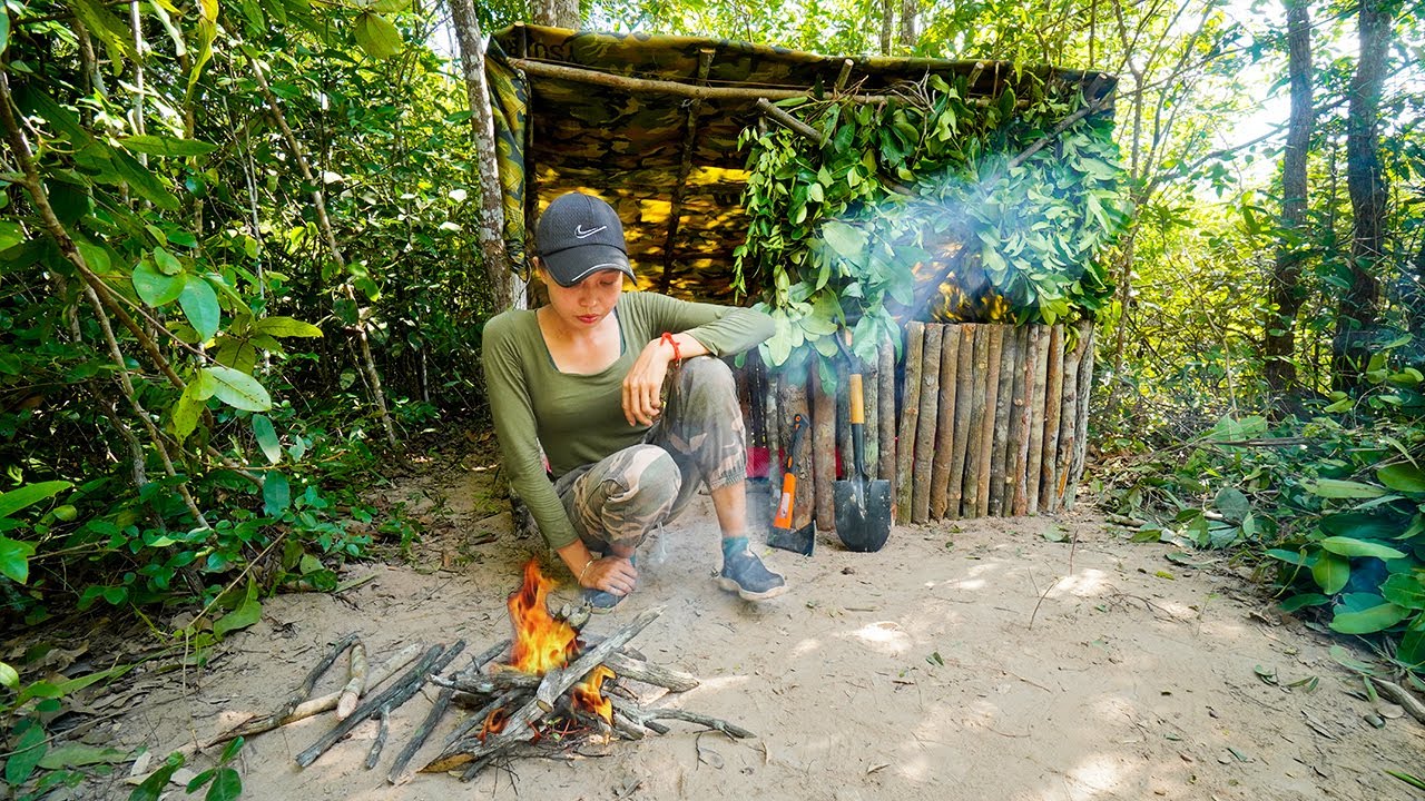 Yurt Life Bushcraft Skills - Survival Gear DIY Bunkie Mini Wood Stove ...