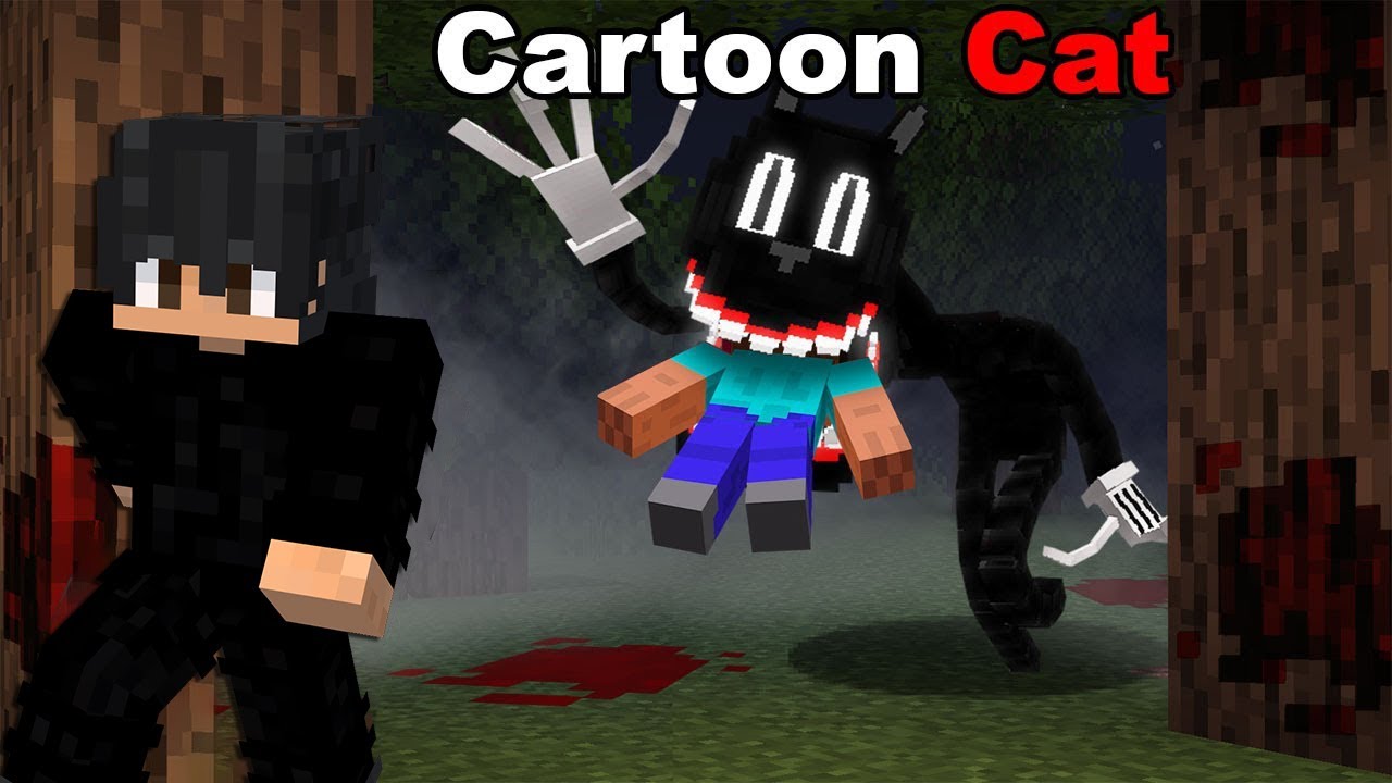 We Accidentally Summoned CARTOON CAT in Minecraft... - YouTube