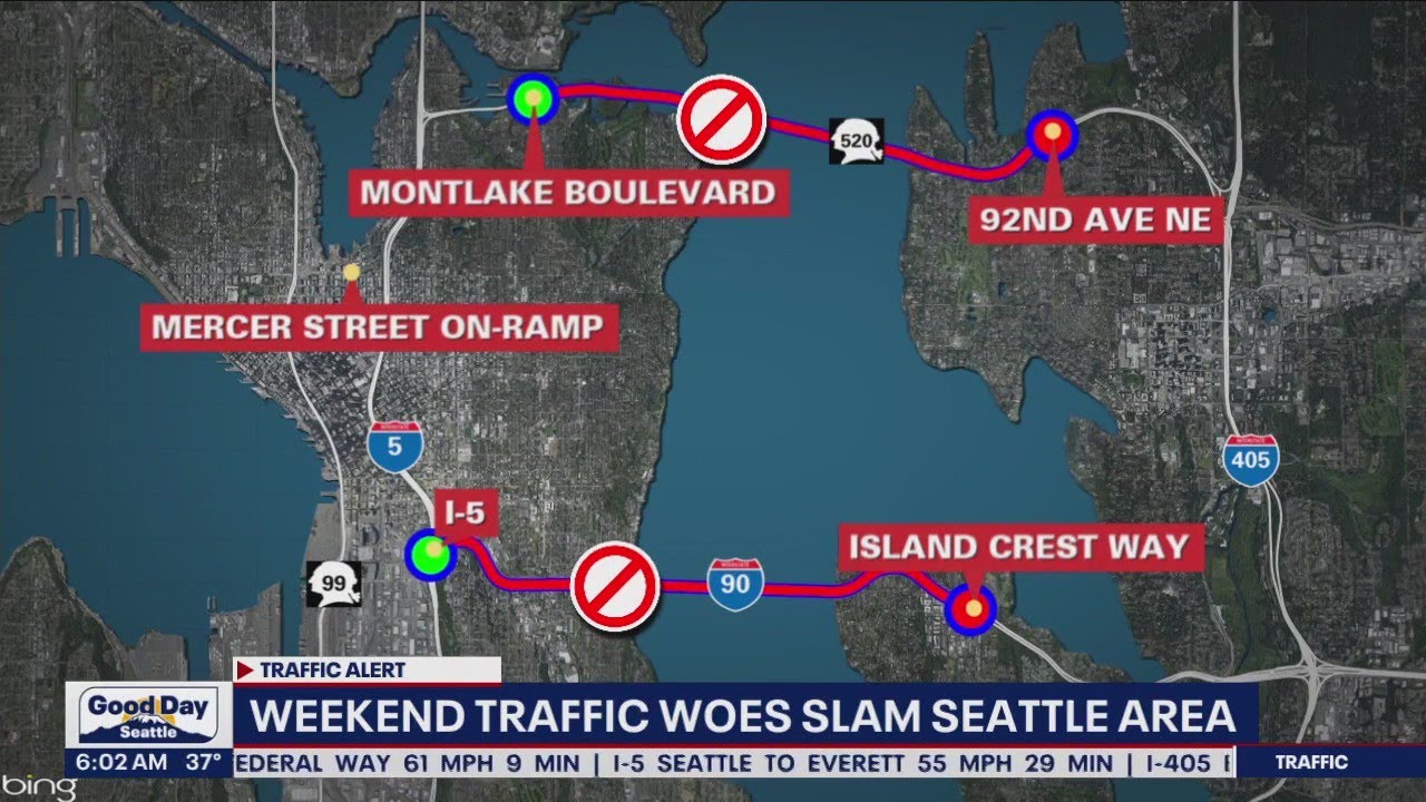 Weekend traffic woes in Seattle | FOX 13 Seattle - YouTube