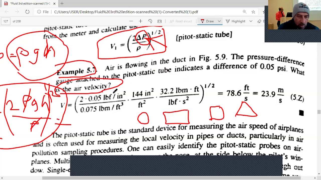 Flow measurements devices Problem Solving Fluid Lecture 24 11 2020A ...