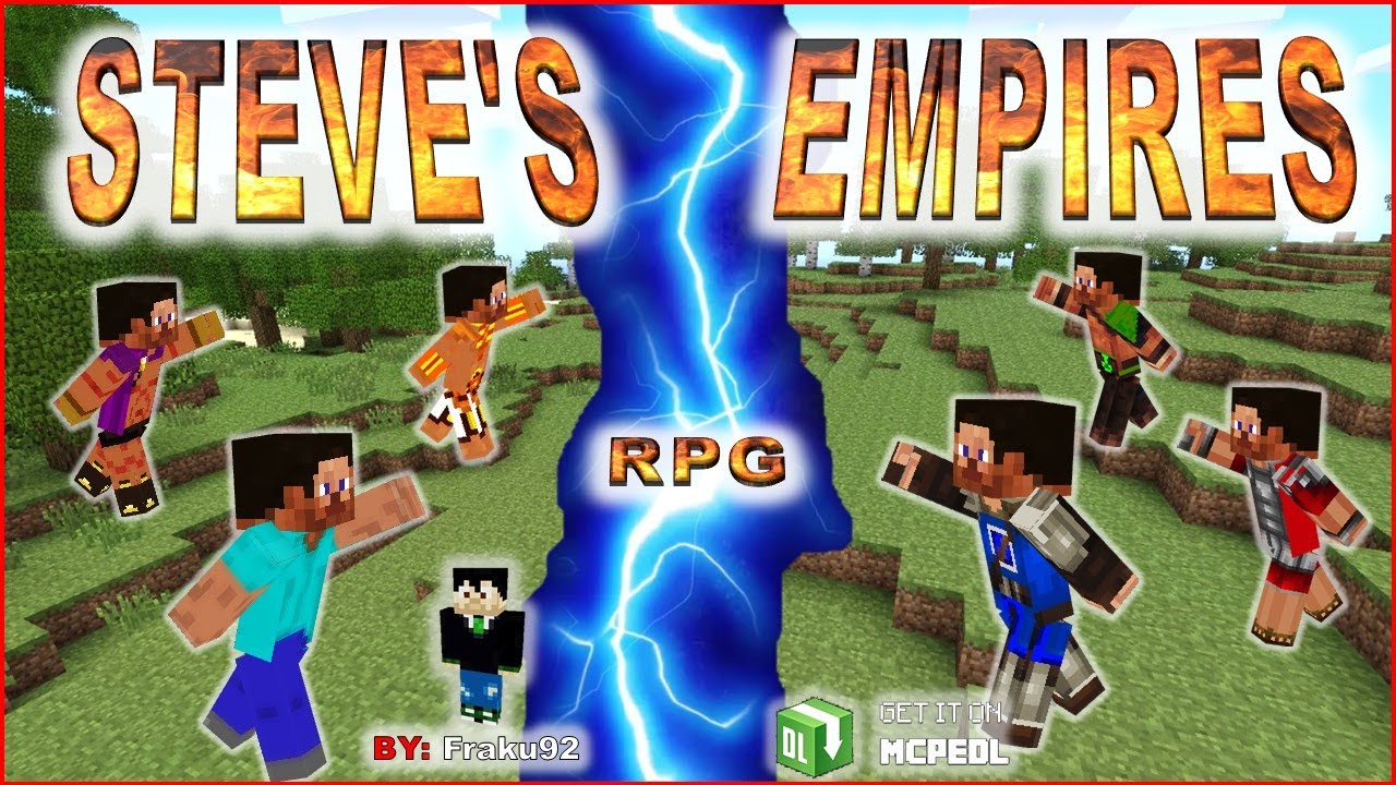 ⚔IMPERIOS DE STEVE ADDON🤩 RPG PARA MINECRAFT PE/BEDROCK 1.19+👀 - YouTube