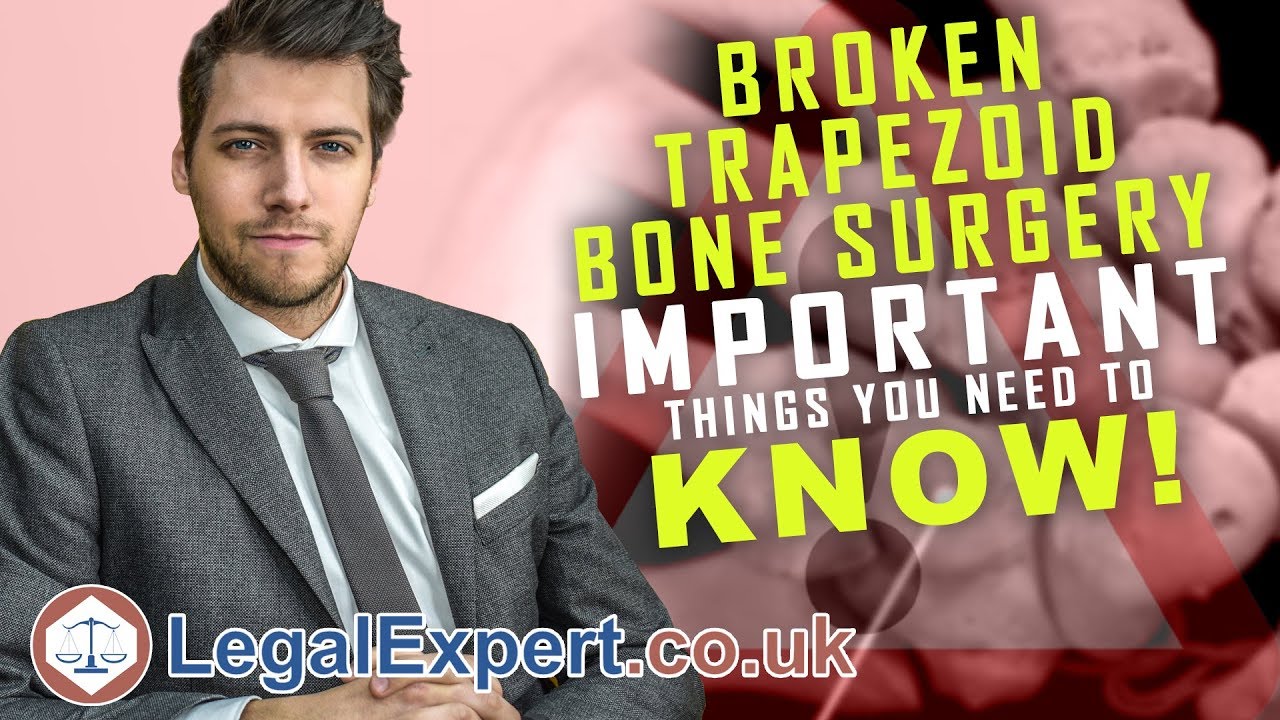 Broken Trapezoid Bone Surgery ( 2020 ) UK - YouTube