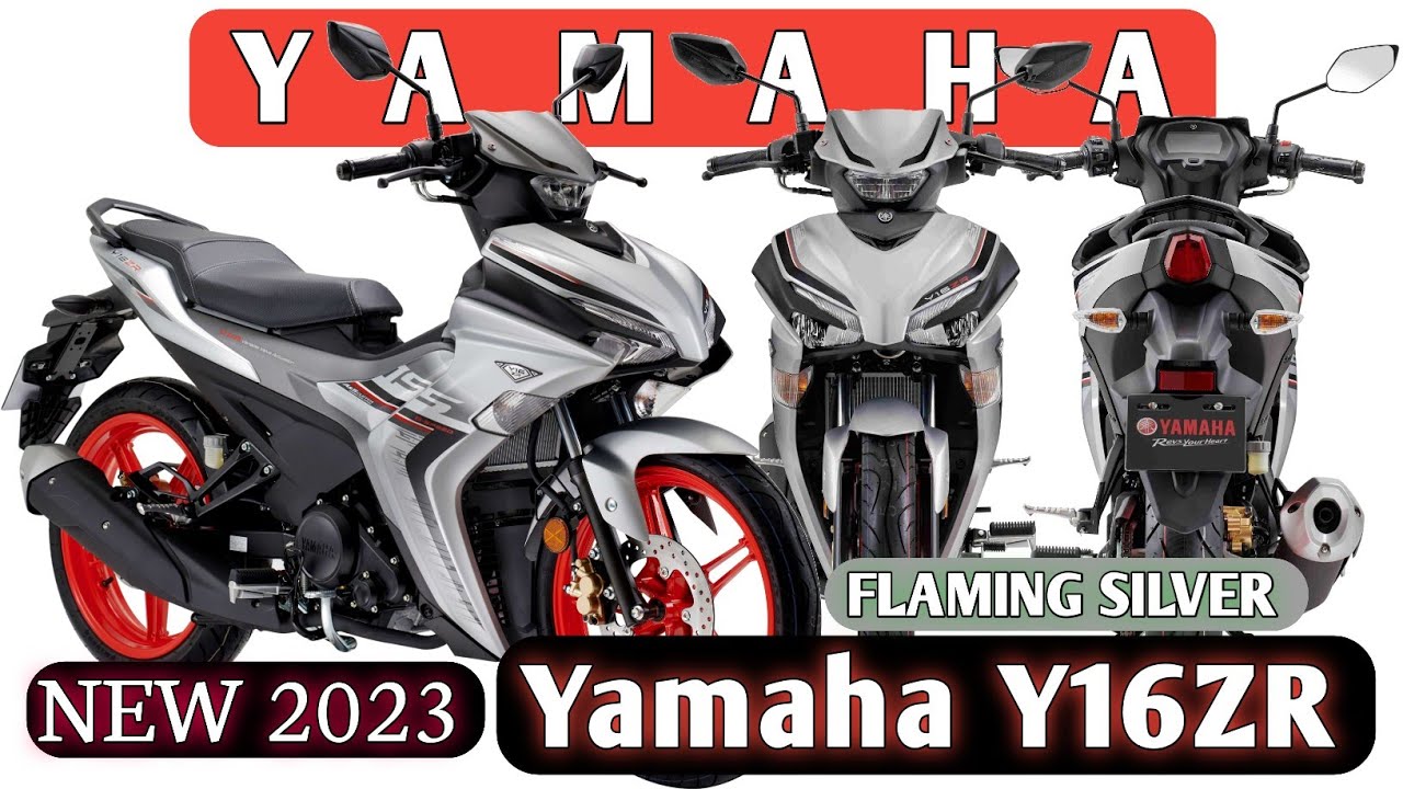 2023 New Yamaha Y16ZR Malaysia Flaming-Silver Announces - YouTube