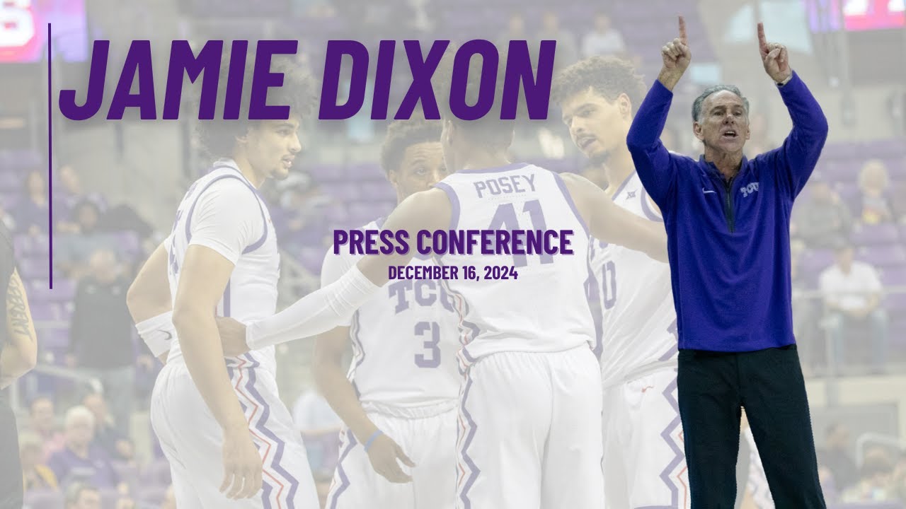 TCU Basketball 58, South Alabama 49: Jamie Dixon Post Game Press ...