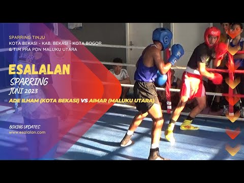 Sparring ESALALAN Boxing Camp | Juni 2023 | Ade Ilham VS Aimar