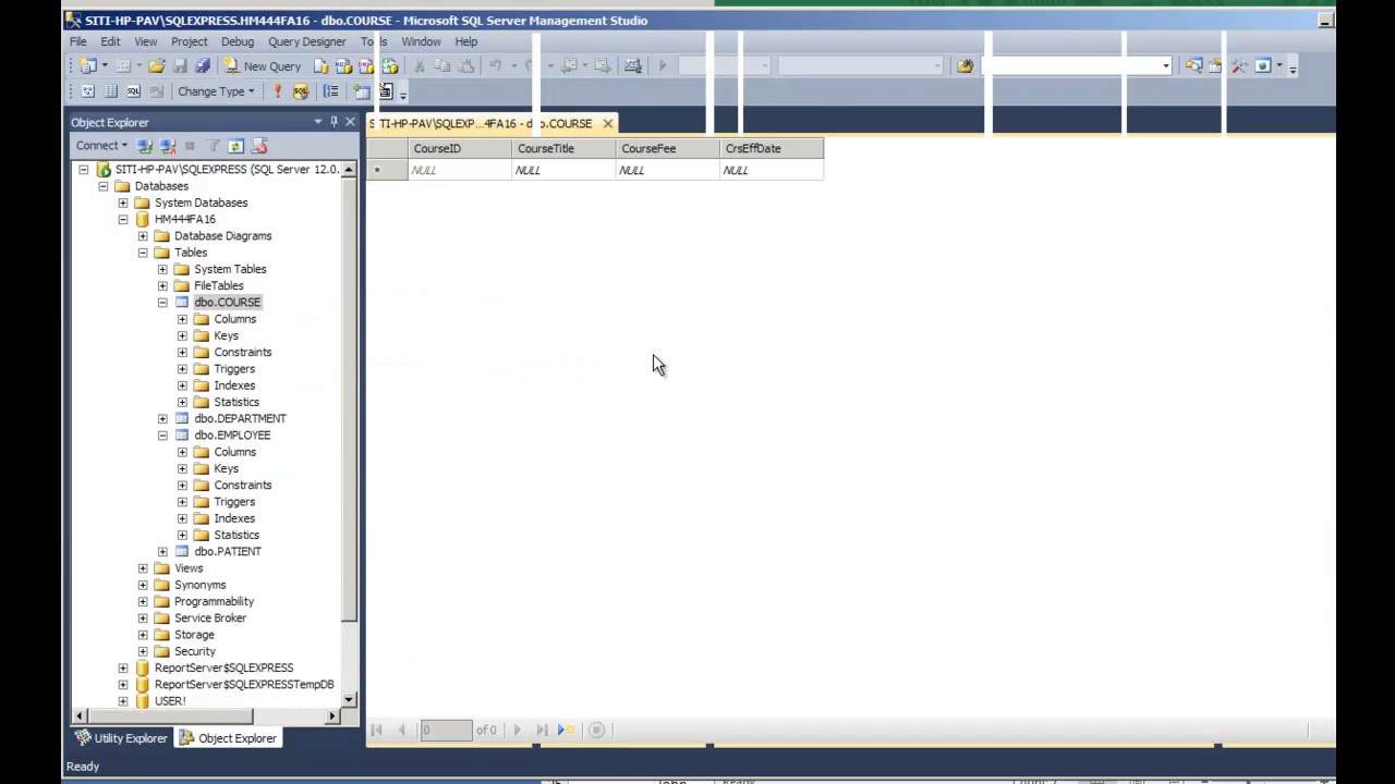Database Project - Auto-increment PK Values - YouTube