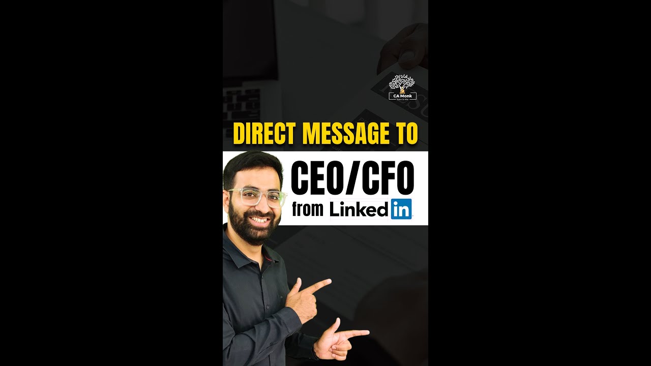 How to Message CEO or CFO on LinkedIn | LinkedIn Tips & Tricks - YouTube