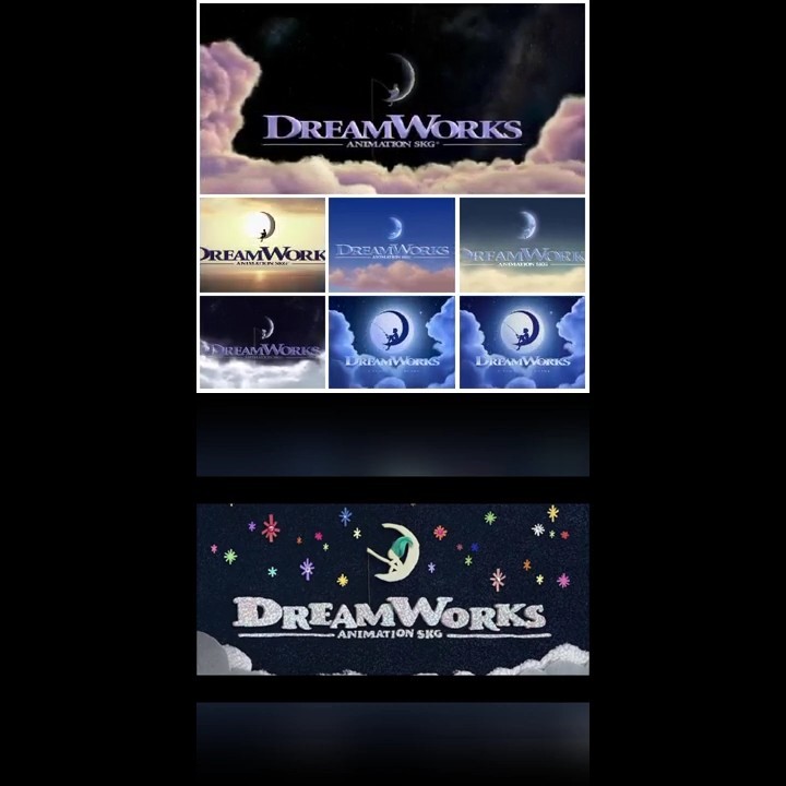 Comparación de los logos de DreamWorks 🌙☁️ (parte 1/3) #dreamworks # ...