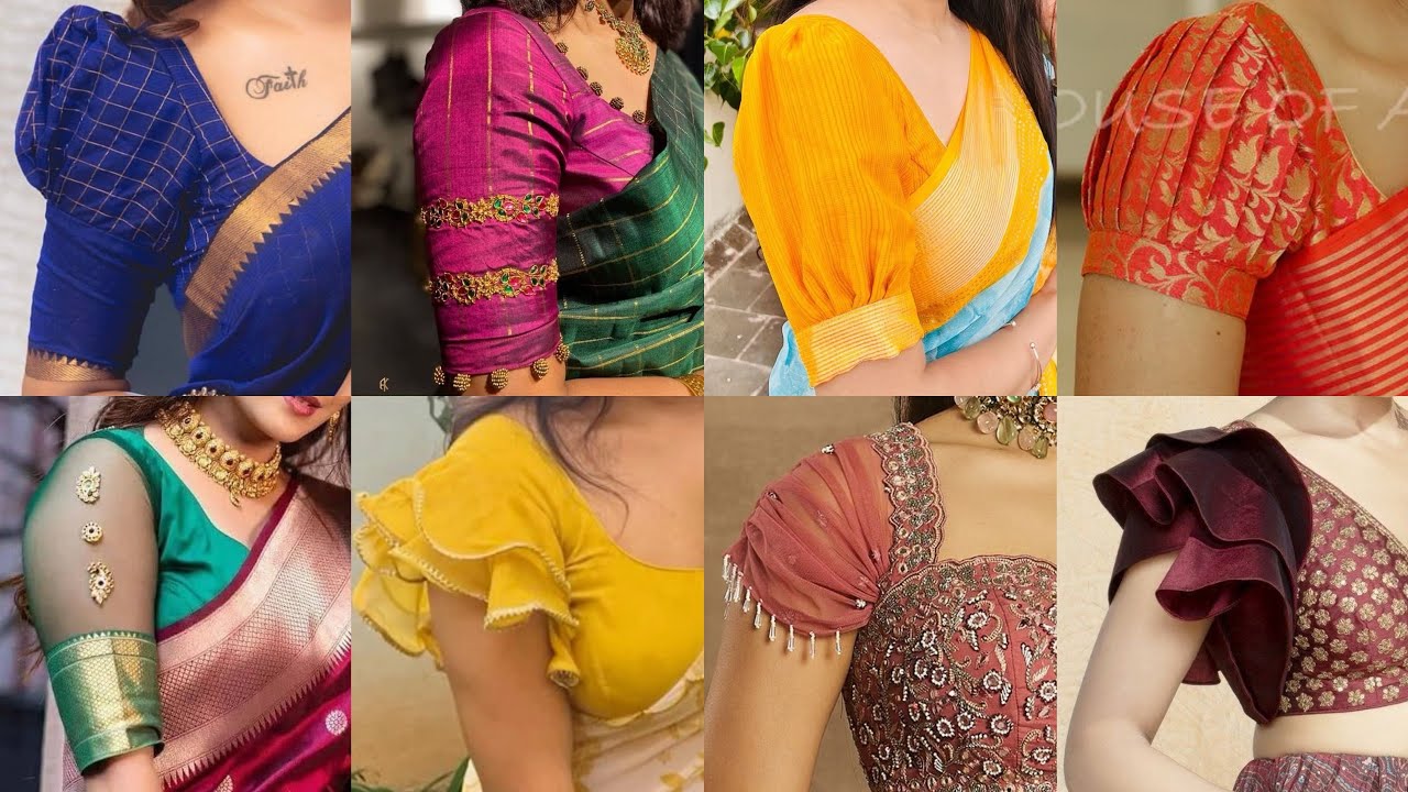 New Blouse Baju Designs | Latest Sleeves Design For Blouse | Trendy ...