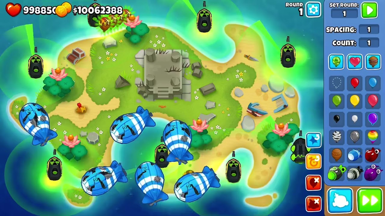 *SATISFYING* Watch tons of ceramic Bloons get vaporized by bloontonium ...