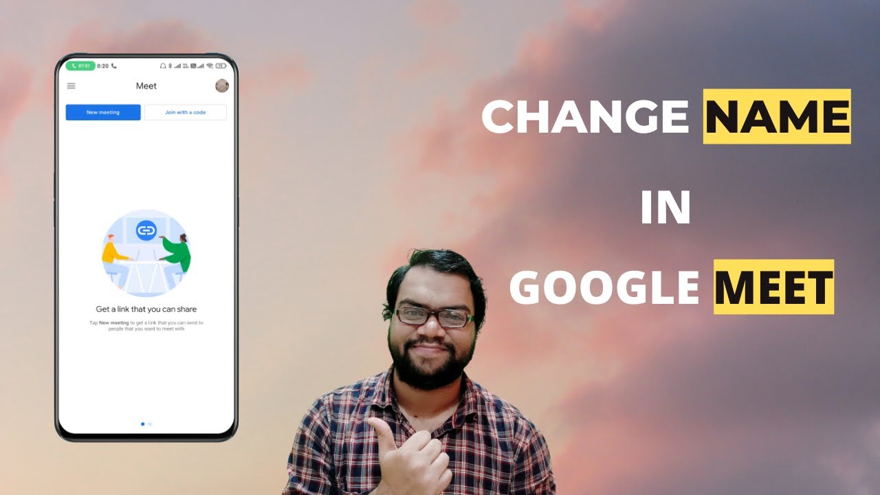 How to Change Name in Google Meet || Google Meet pe Name Kaise Change ...