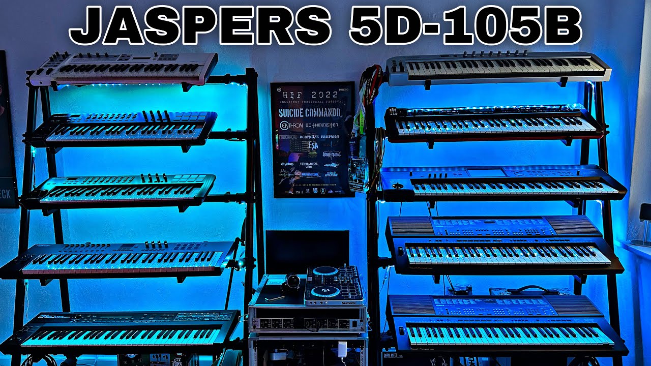 JASPERS 5D-105B KEYBOARD STAND UNBOXING - YouTube