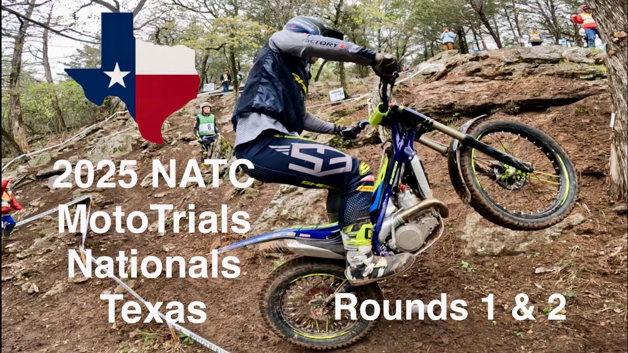 AMA NATC Moto Trials Nationals Texas 2025 Rounds 1 & 2 - YouTube