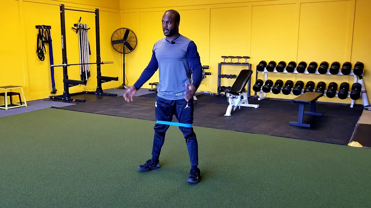 Mini Band Finisher Squat Fire Hydrant Glute Bridge - YouTube