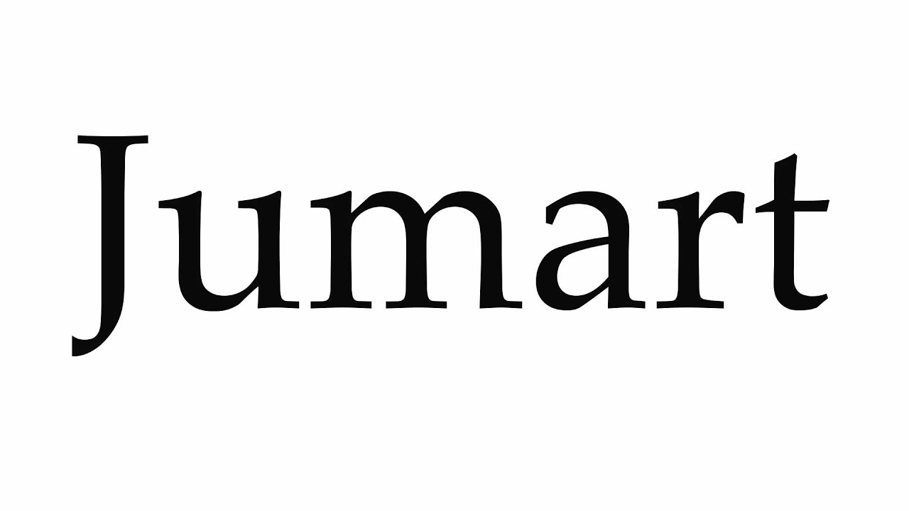 How to Pronounce Jumart - YouTube