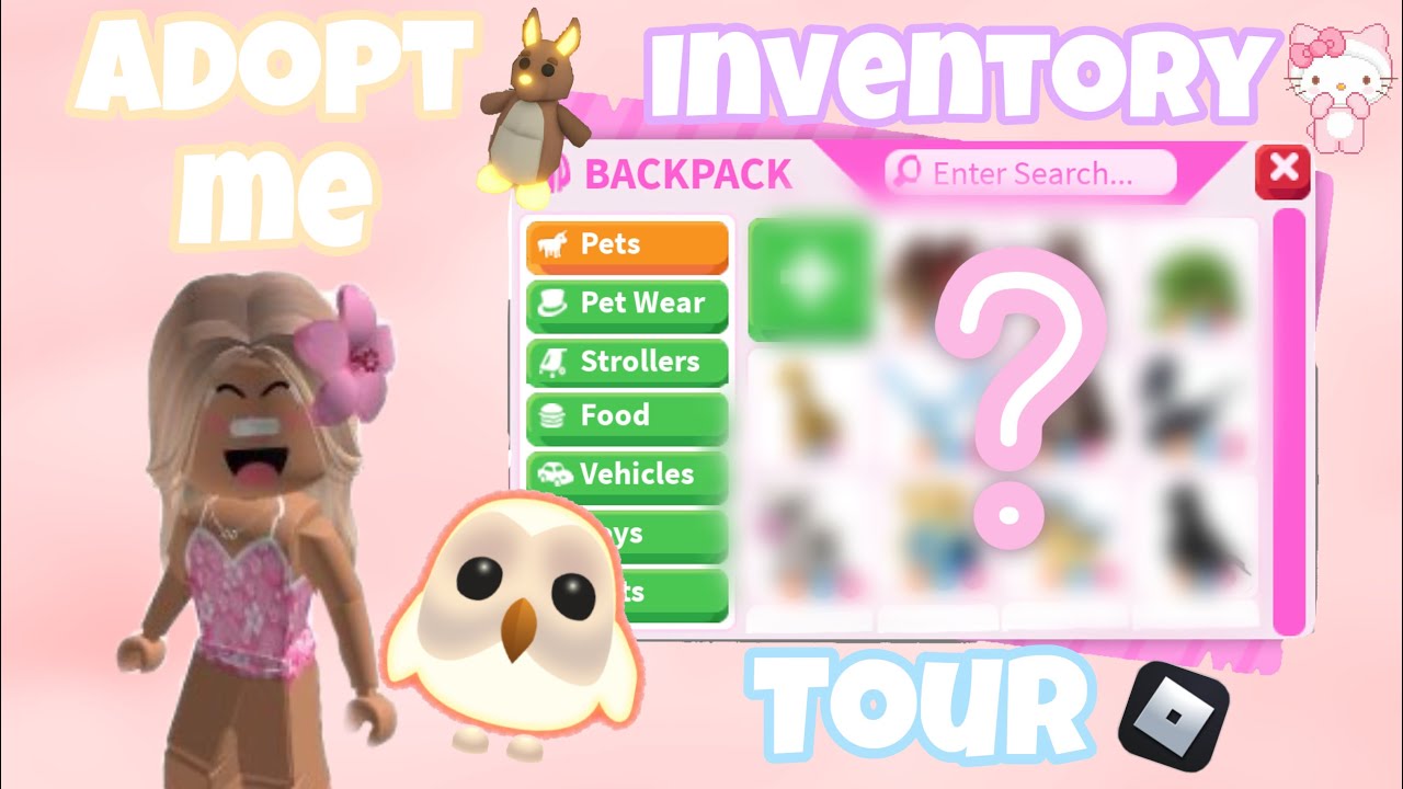 RICH Inventory tour ~ adopt me ROBLOX 🌺🌊 - YouTube