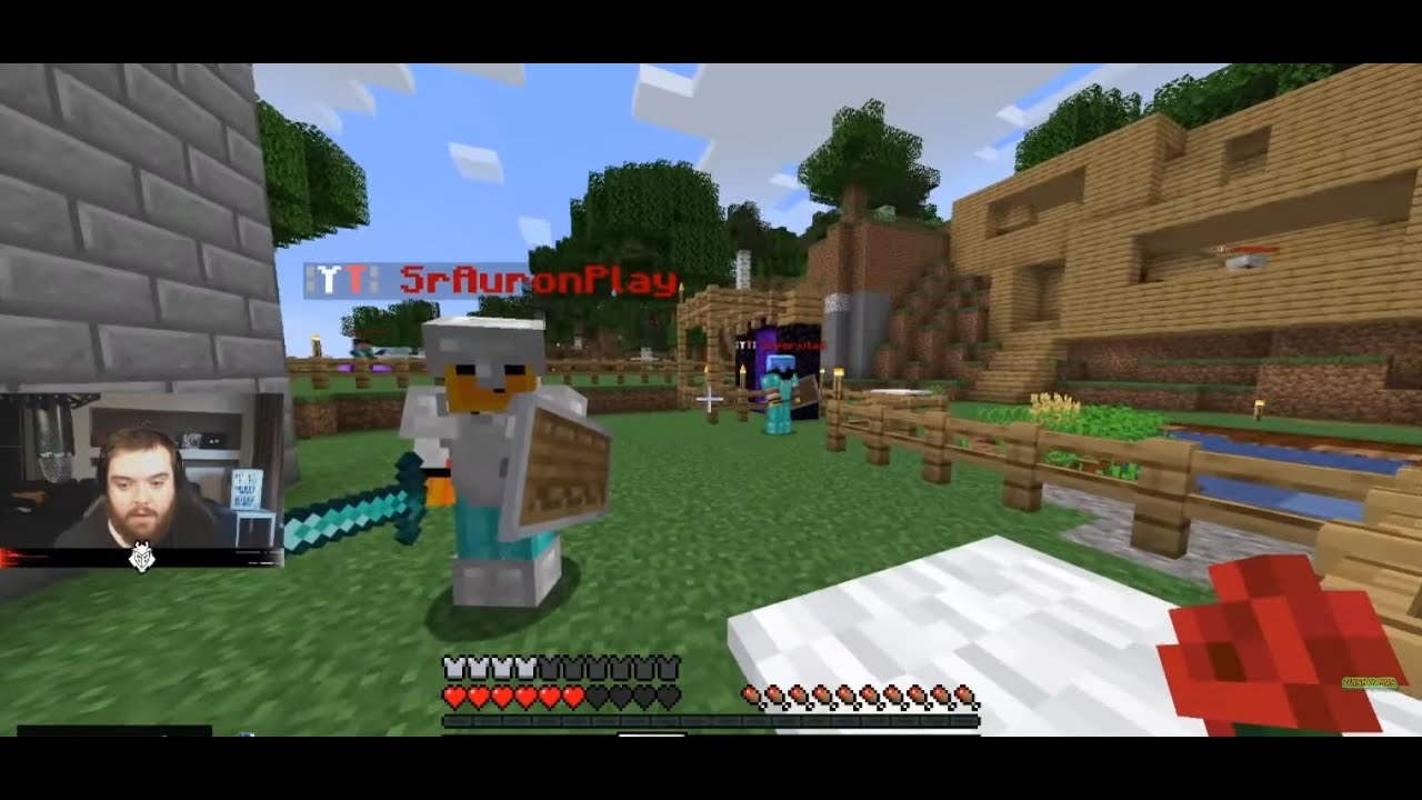 MEJORES MOMENTOS DE MINECRAFT EXTREMO/Auronplay,Fargan,Ibai,Perxita ...