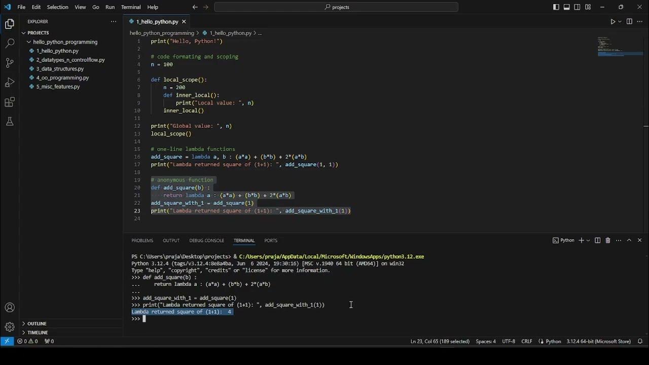Chapter-1: Python Programming Language Basics - YouTube