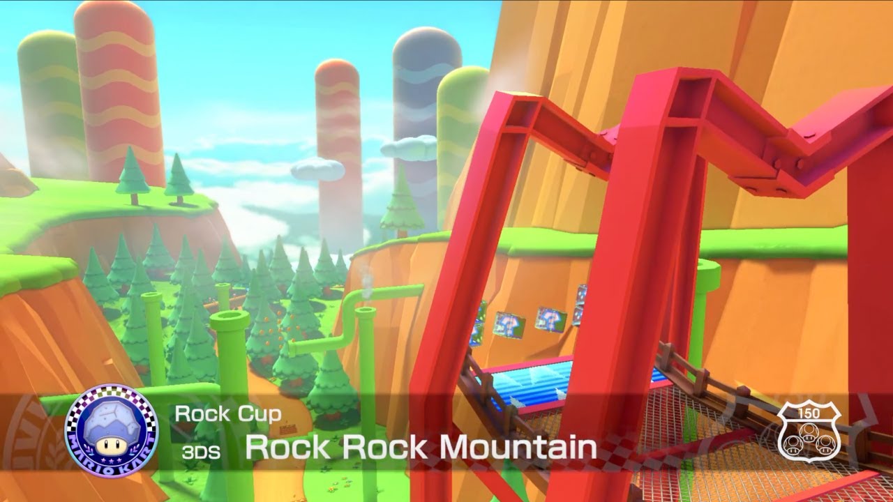 3DS Rock Rock Mountain Booster Course Pass Wave 3 - Mario Kart 8 Deluxe ...