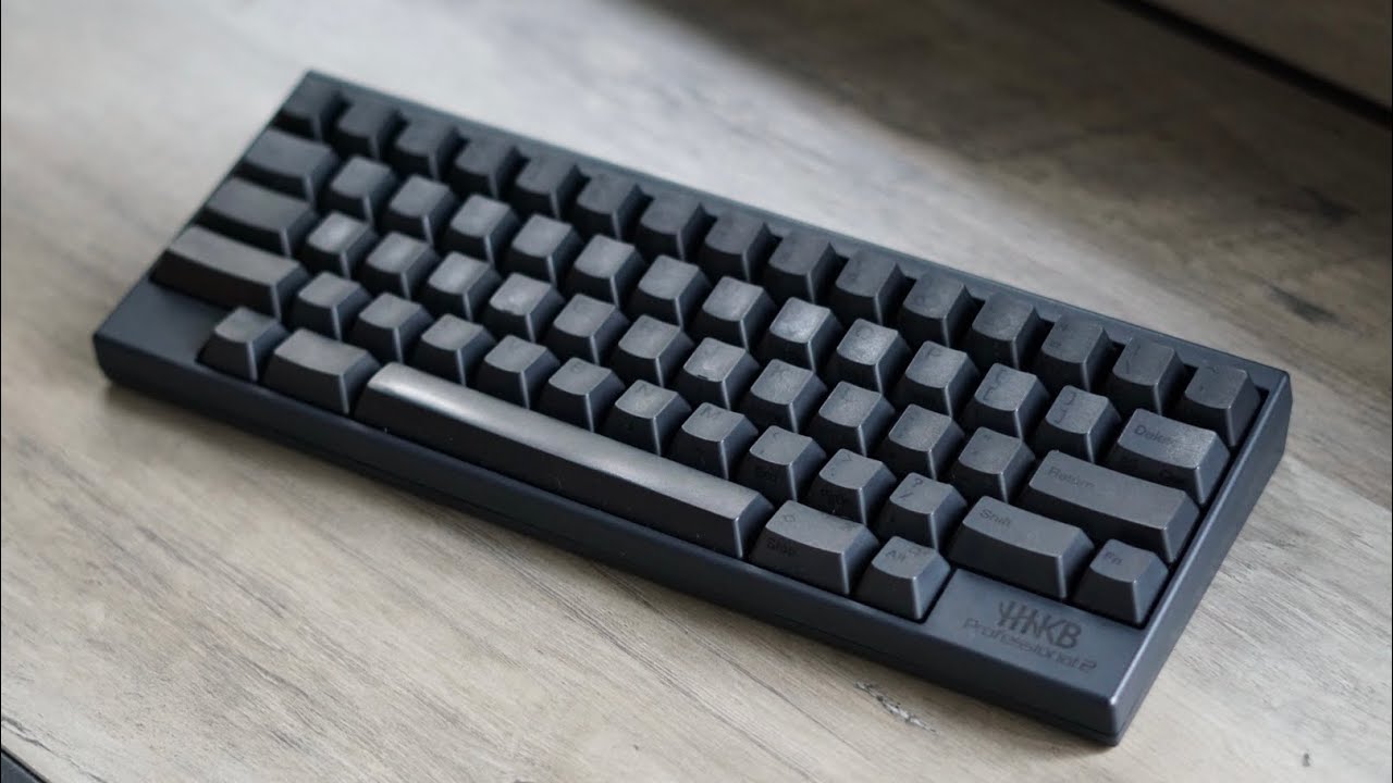 HHKB Pro2 typing sound - YouTube