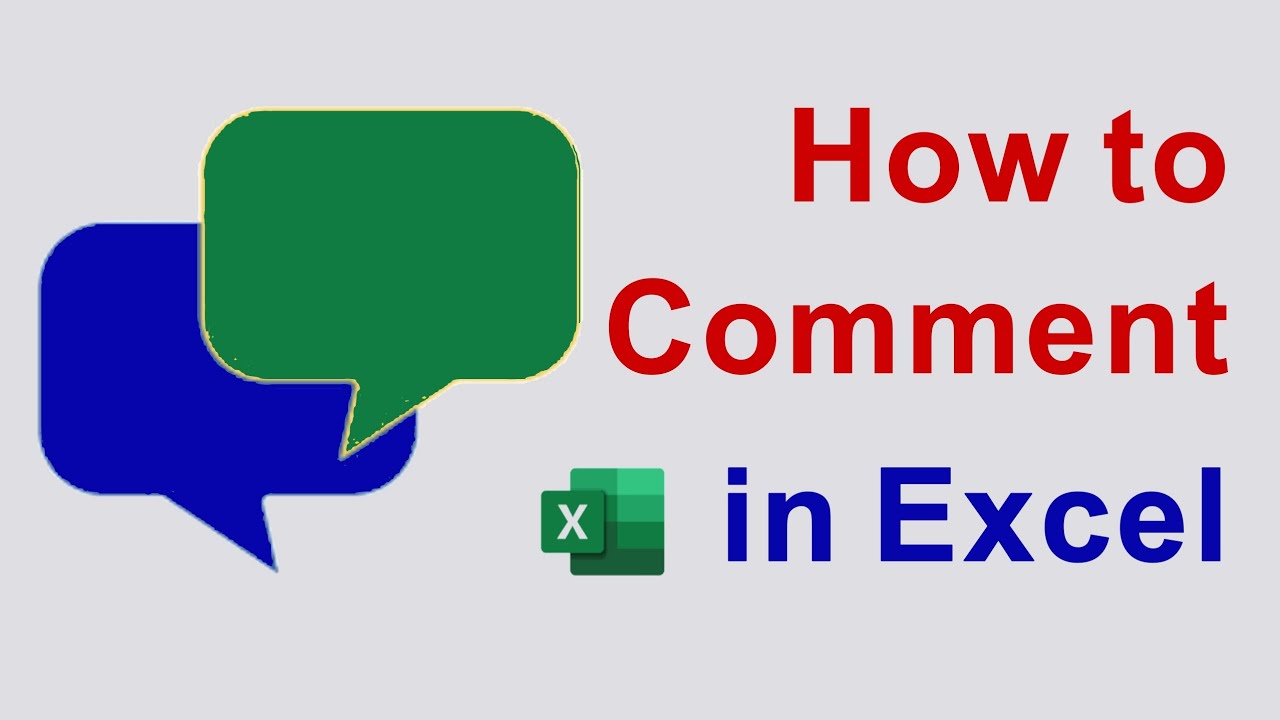 How To Insert Comment And Notes In Excel YouTube How To Insert Comment And Notes In Excel YouTube