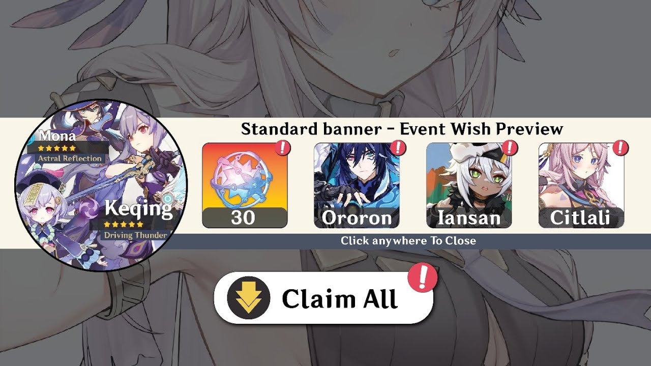 NEW UPDATE! Genshin Is Changing The Standard Banner [Citlali, Iansan To ...