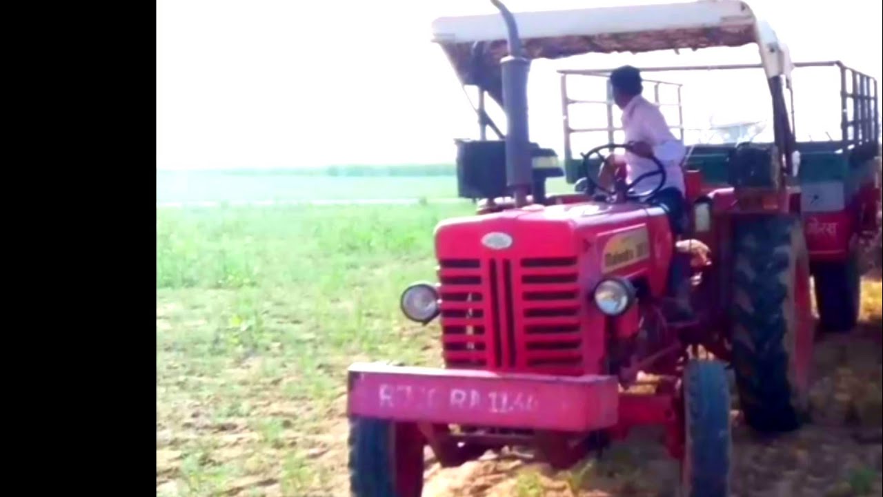 Mahindra 575 How To Reverse Step by Step Tractor with trailer - YouTube