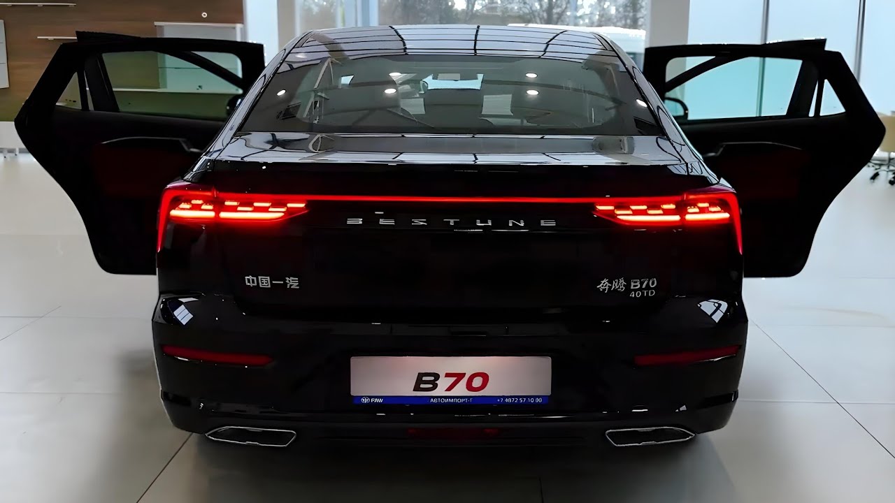 NEW Bestune B70 Luxury hatchback Chinese automaker - YouTube