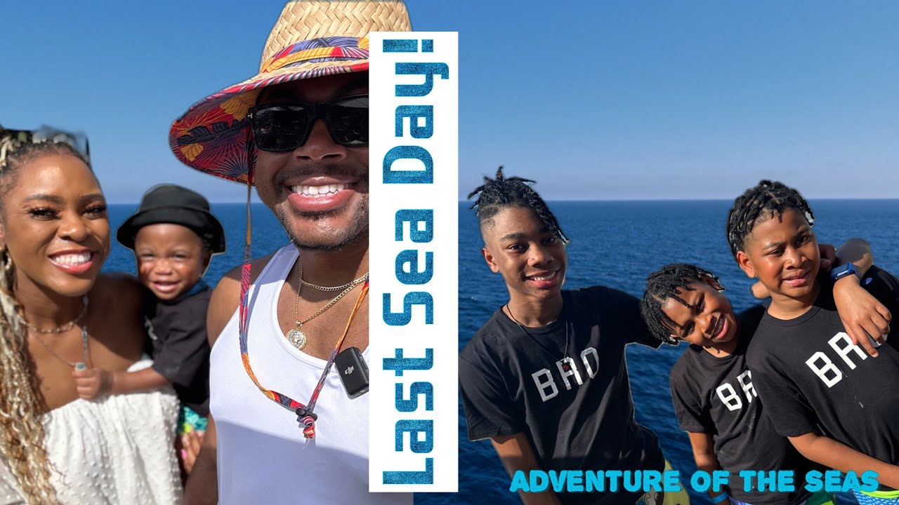 Last Sea Day! | Adventure of the Seas 2023 | The pool was COLD 🥶 ️ ...