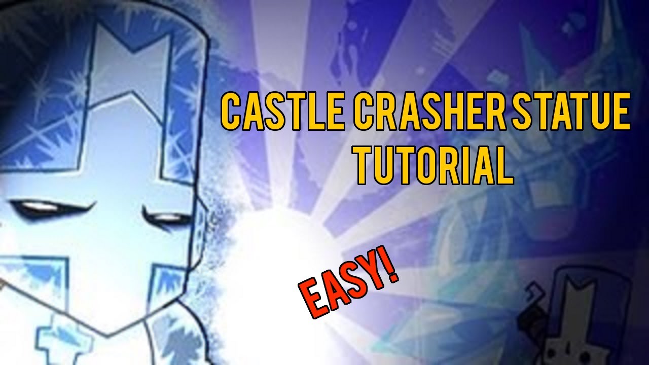 Minecraft - Castle Crasher Statue [TUTORIAL] - YouTube