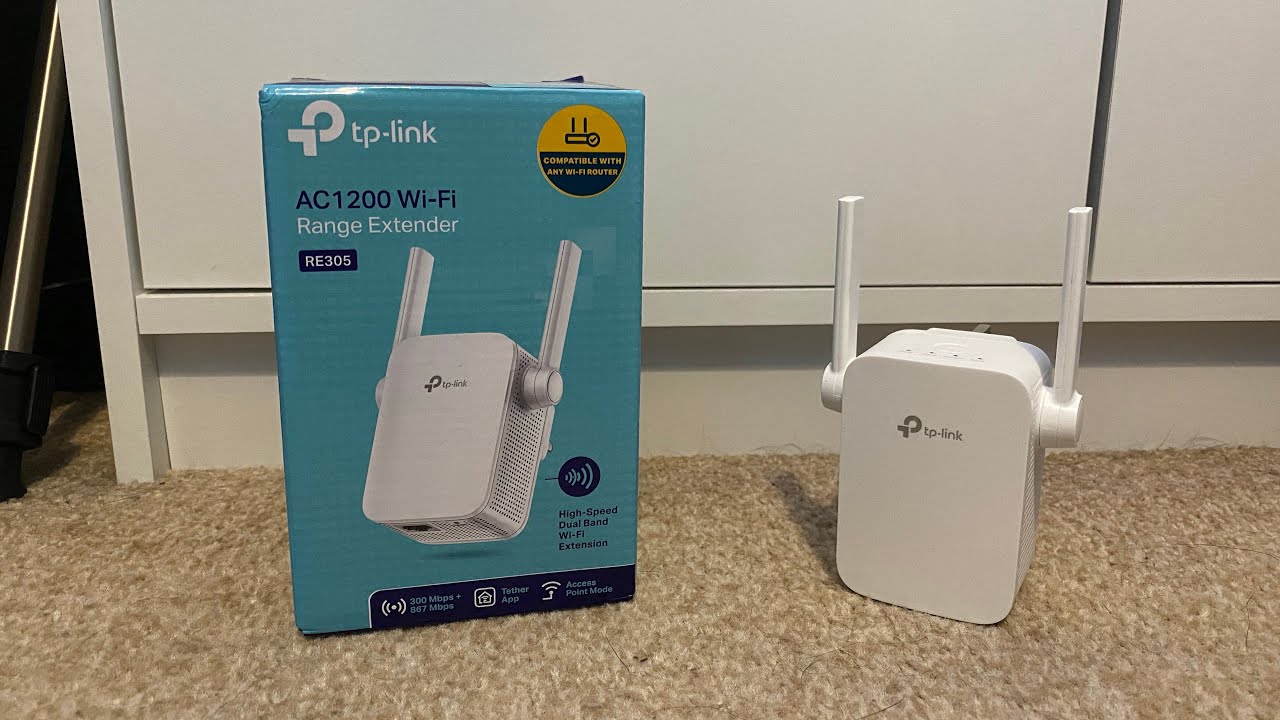 TP Link AC1200 WiFi Range Externder Unboxing Setup and Testing - YouTube