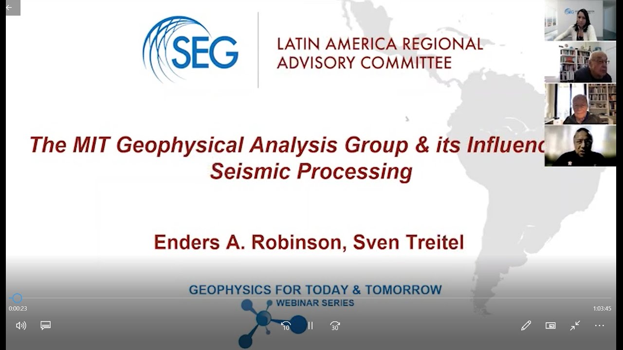 The MIT Geophysical Analysis Group and Its Influence on Seismic Processing - YouTube