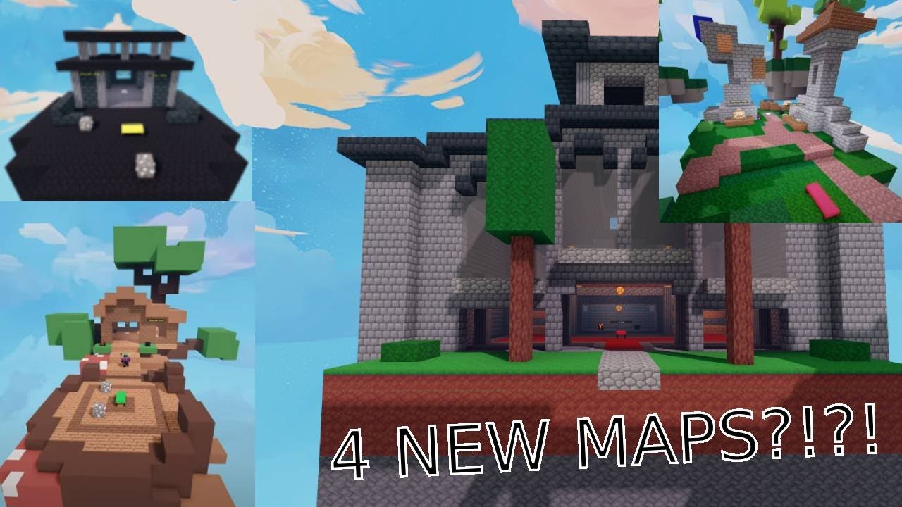 Newly added maps to Bedwars - YouTube