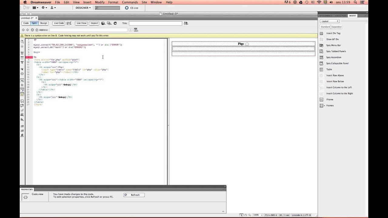Creating radio buttons with dynamic values through MySql EP1/3 - YouTube