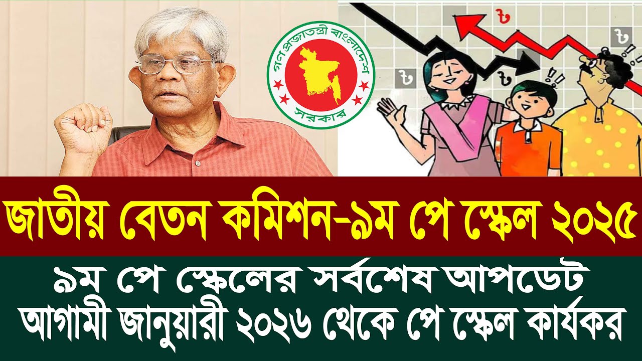 পে স্কেল ২০২৫ আজকের আপডেট | 9th pay scale 2025 | pay scale 2025 update news today - YouTube