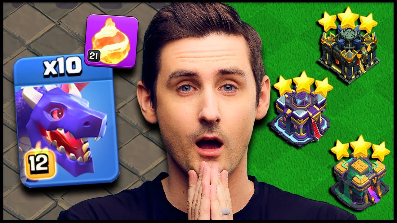 Dragon Attacks & Fireball Attacks Are The BEST To Learn in Clash To Triple - YouTube