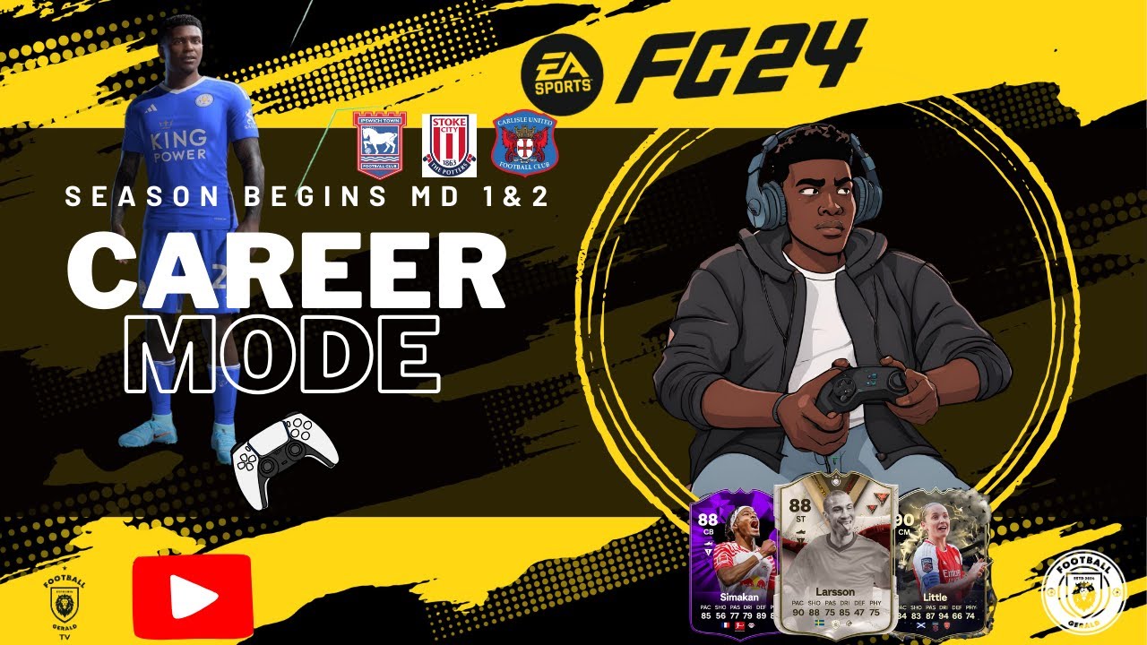 FC24 Player Career Mode MD 1&2 - YouTube