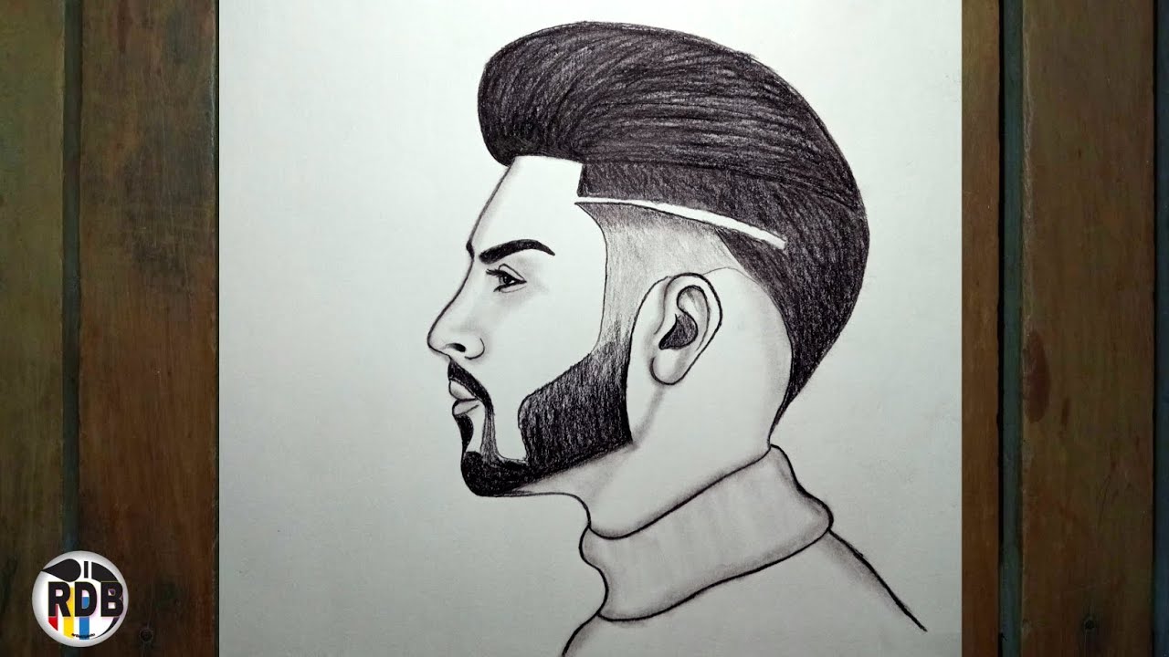 Easy Handsome Man Drawing Picture - Easy Pencil Drawings - Man Drawing ...