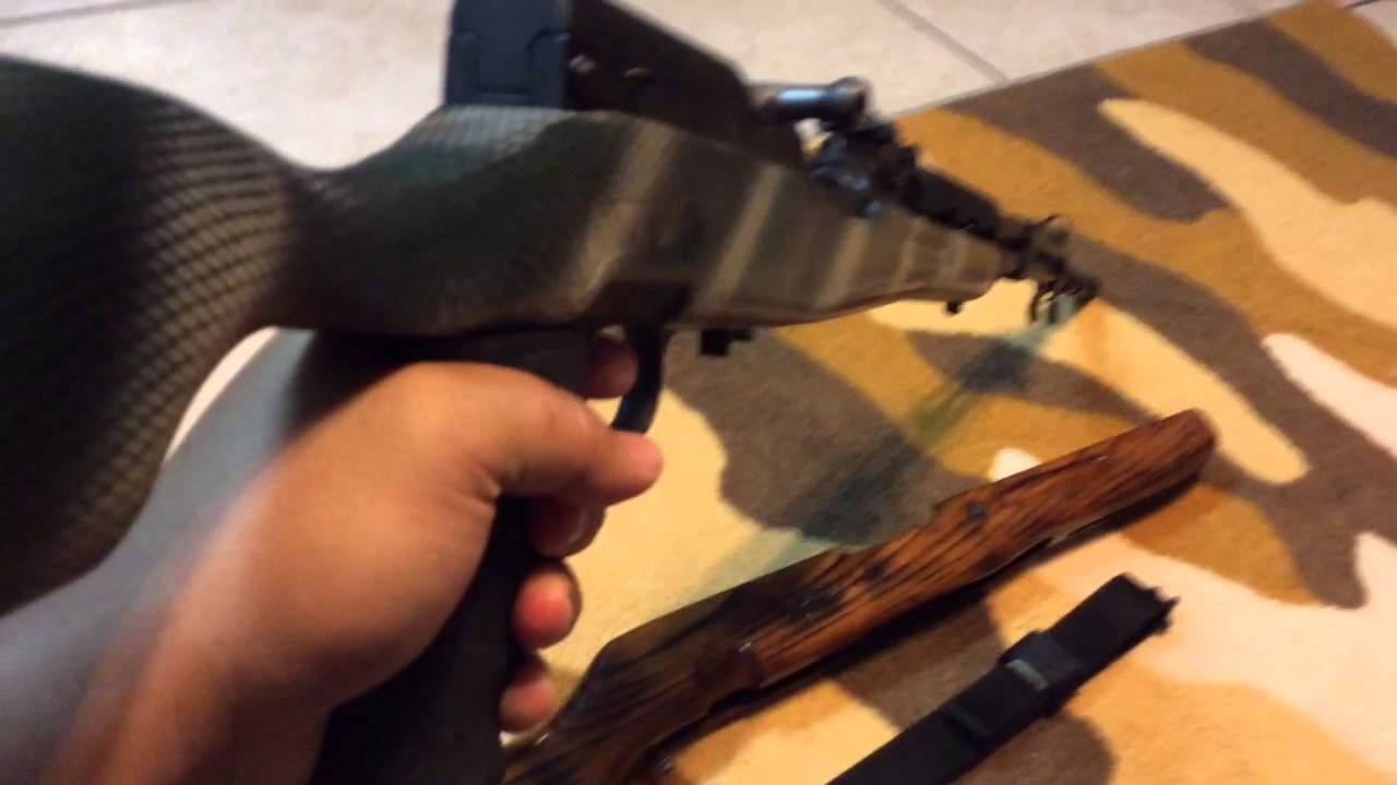 SKS Pistol Grip Mod - YouTube
