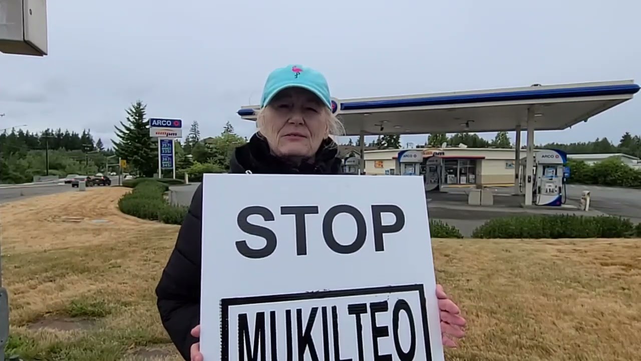 Mukilteo HAP Protest - Sharon Swann - YouTube