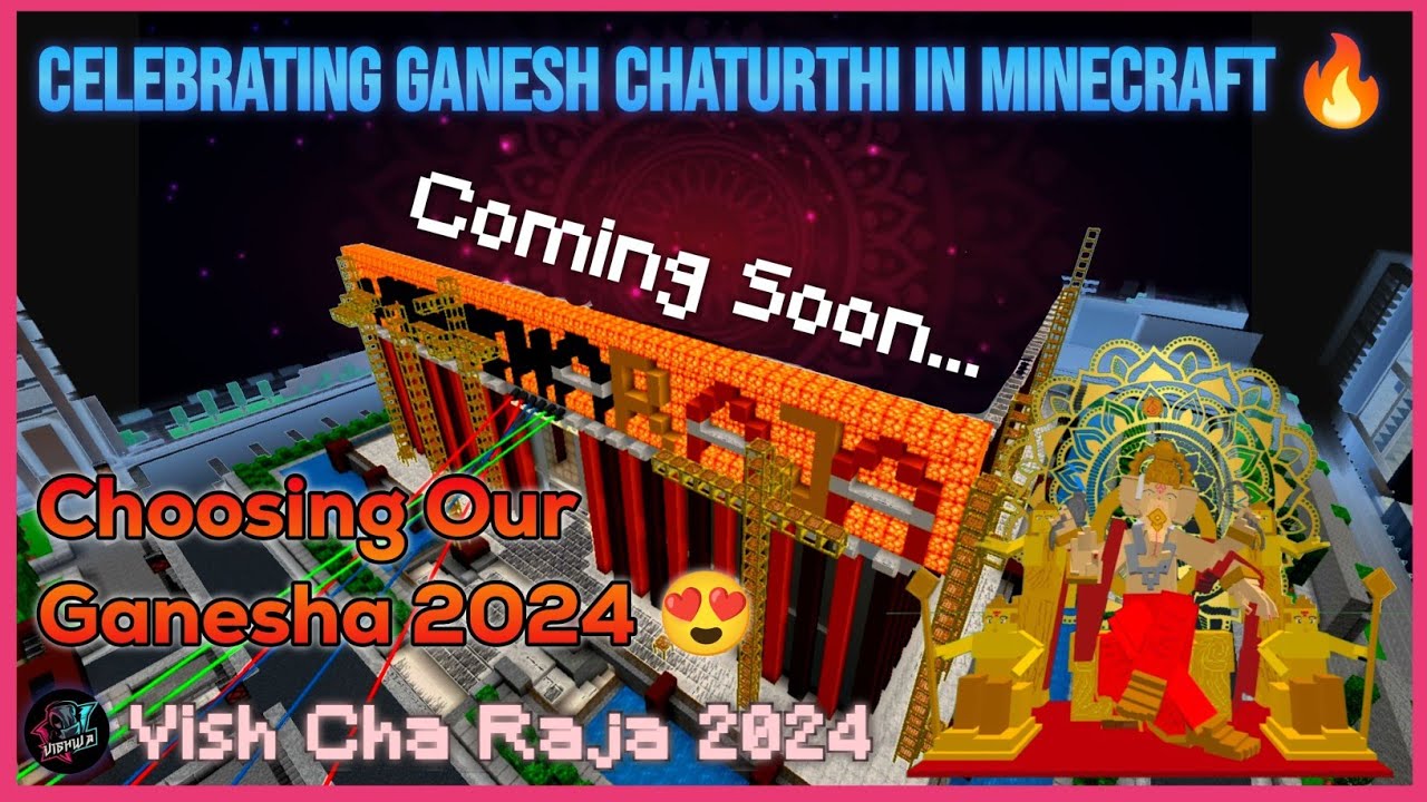 Choosing Our Ganesha For 2024😍 In Minecraft | Vish Cha Raja 2024🔥 ...