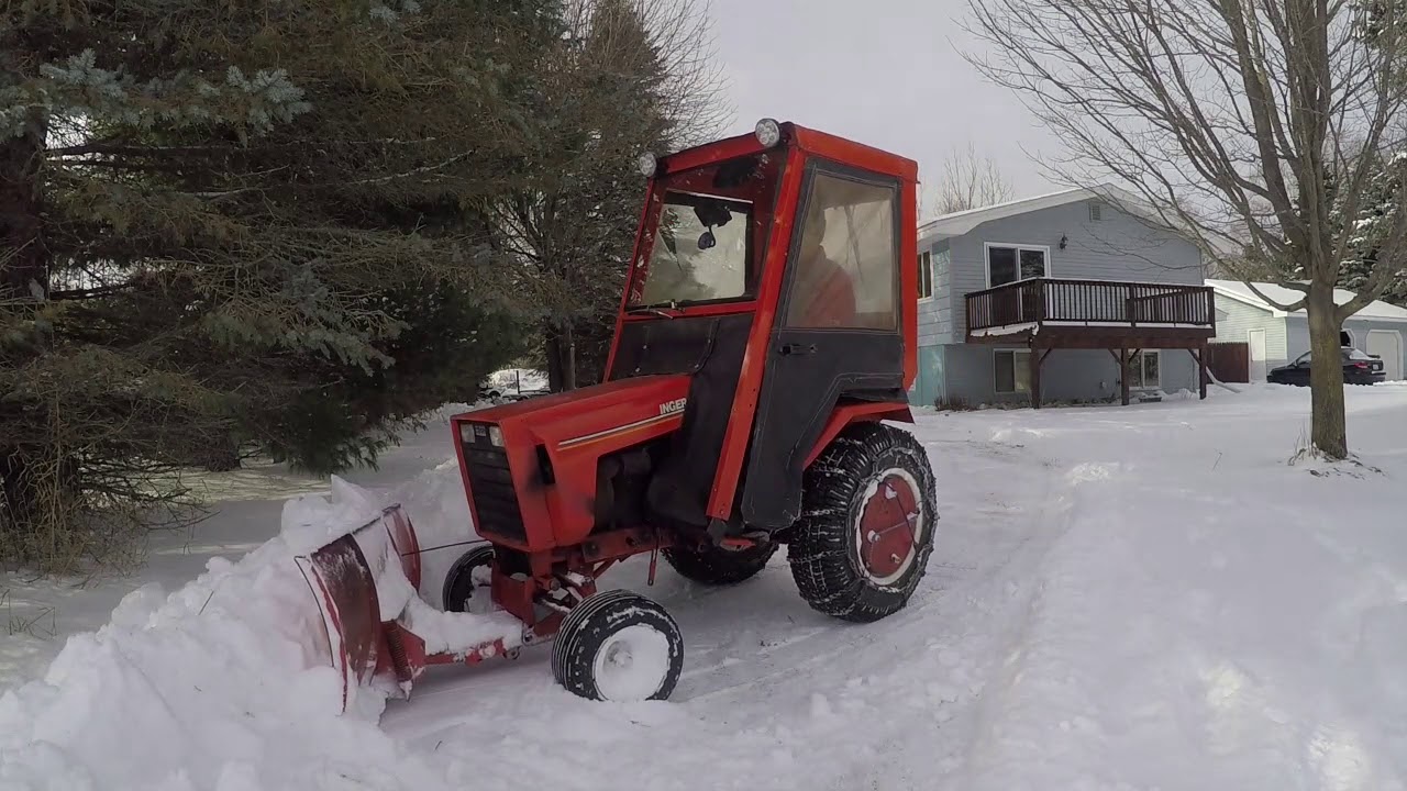 1 12 2020 case/ingersoll 444 plowing snow - YouTube