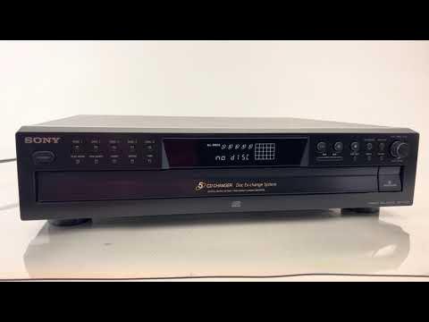 Sony CDP-CE275 5 Disc Carousel CD Changer - Audiophile - YouTube