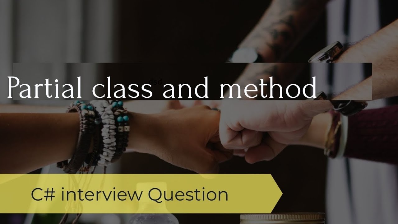 Partial classes and partial methods in c# - YouTube