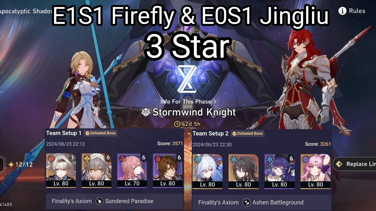 Honkai : Star Rail : Apocalyptic Shadow : Stormwind Knight - YouTube