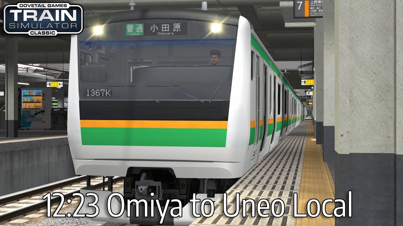 12:23 Omiya to Uneo Local - Tokyo Commuter - E233-3000 Series - Train ...
