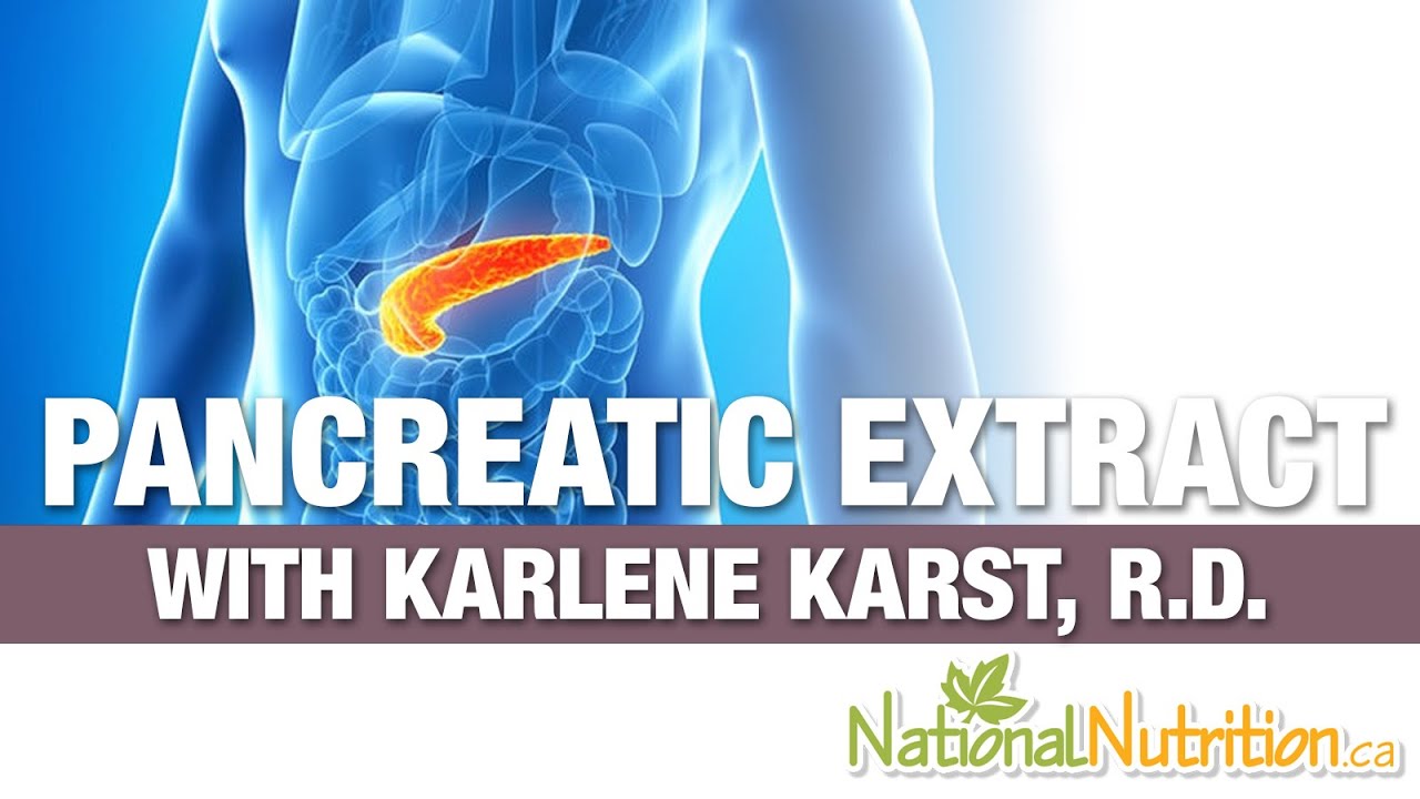 Pancreatic Enzymes Extract for Diabetes - Professional Supplement ...