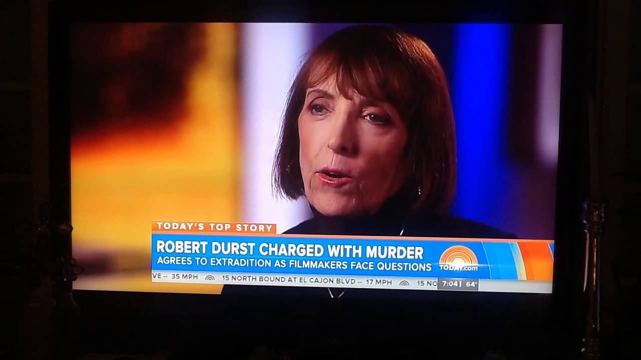 The Today Show's Top Story on Robert Durst (with Cathy Scott) - YouTube