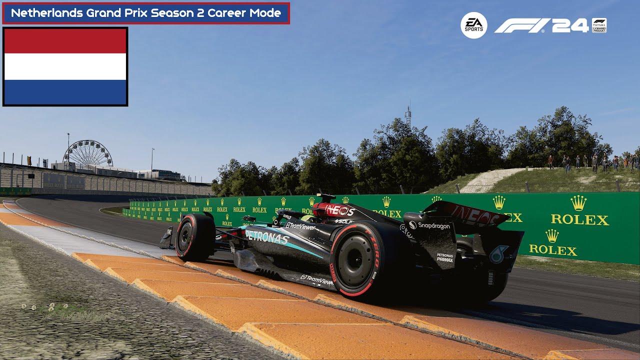 F1 24 Netherlands Q & Race Grand Prix Career Season 2 - Mercedes (85 ...