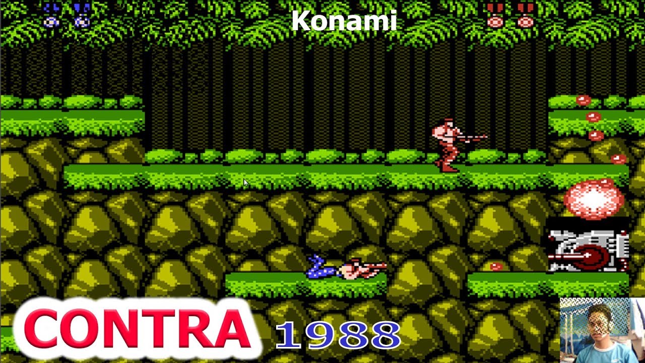 [CONTRA] Chơi game contra huyền thoại 1988| HK tv - YouTube